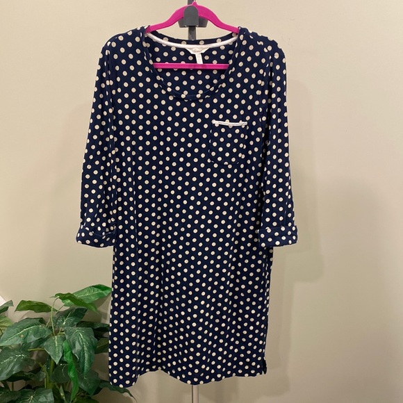 Soma | Intimates & Sleepwear | Soma Navy Blue Sleep Shirt Nightgown ...